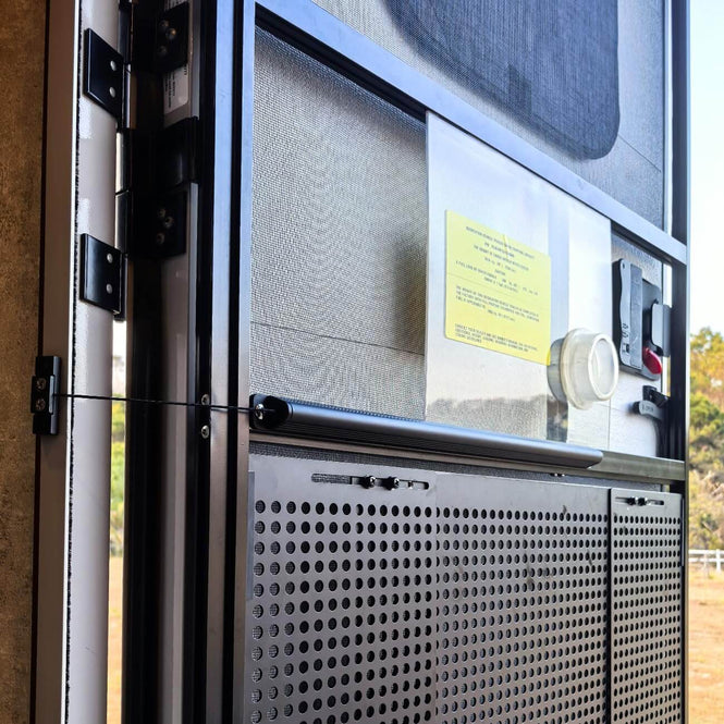 All Aluminum RV Camper Screen Door Latch Handle Kit Passenger Side ...