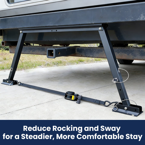 Safoner Aluminum Universal RV Stabilizer Heavy-Duty Adjustable Trailer ...